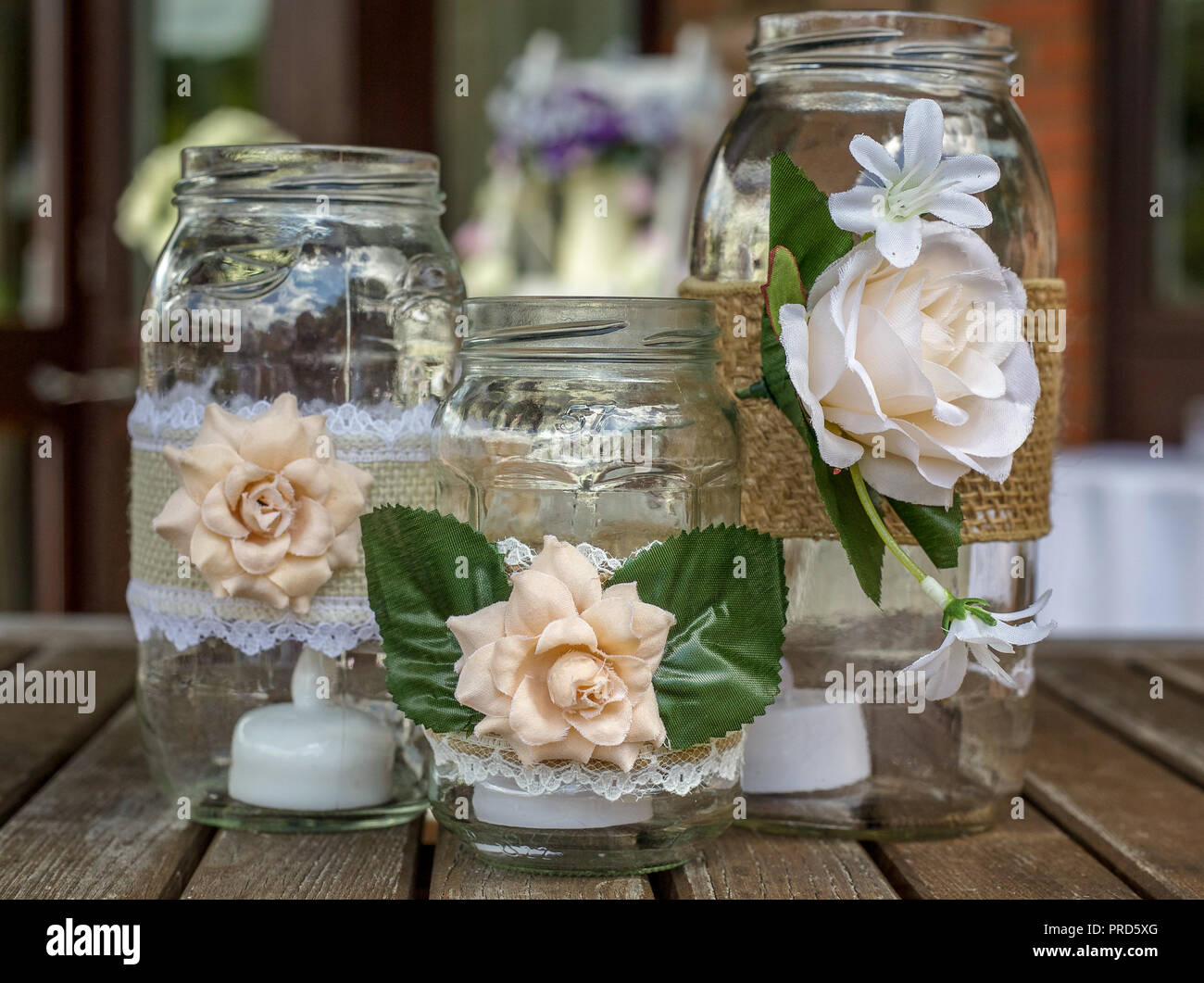 Elegant glass jars hi-res stock photography and images - Alamy