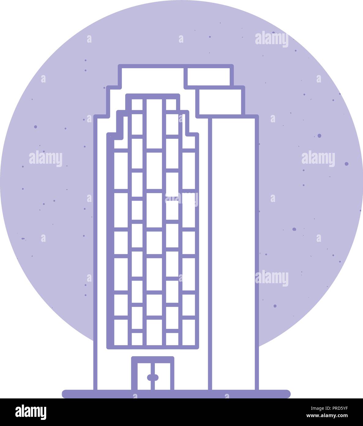 building architecture skyscraper structure purple design vector ...