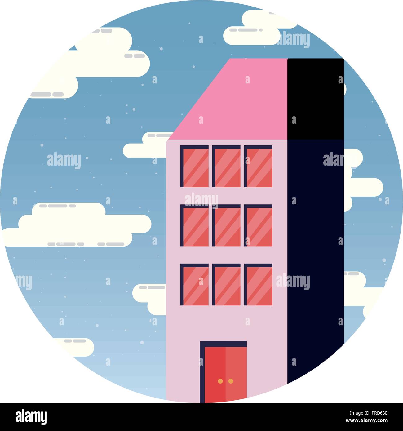 Tall nyc skyscraper Stock Vector Images - Alamy