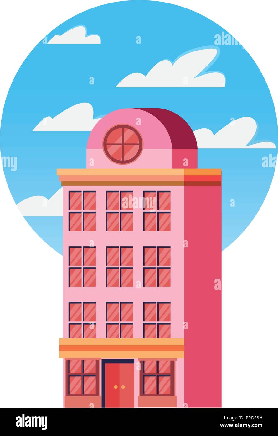 Nyc skyscraper tall buildings manhattan Stock Vector Images - Alamy