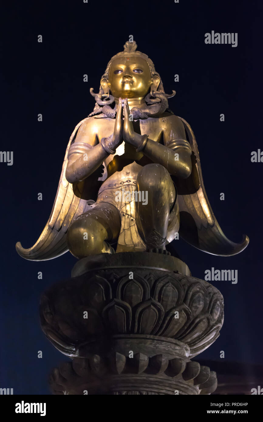 Nepal temple patan Stock Photo - Alamy