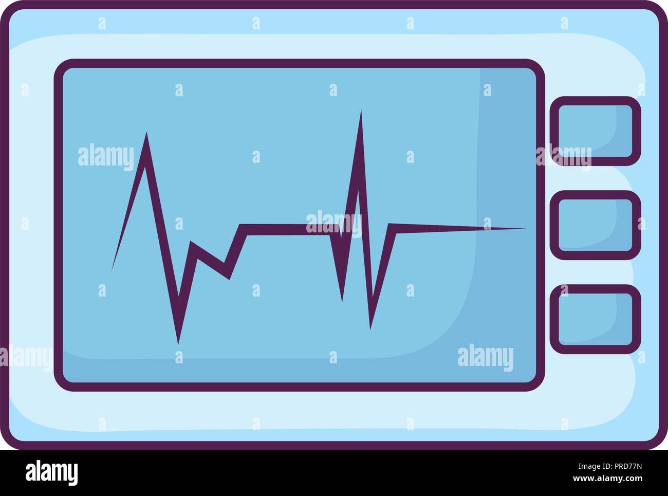 Ecg machine screen Stock Vector Images - Alamy