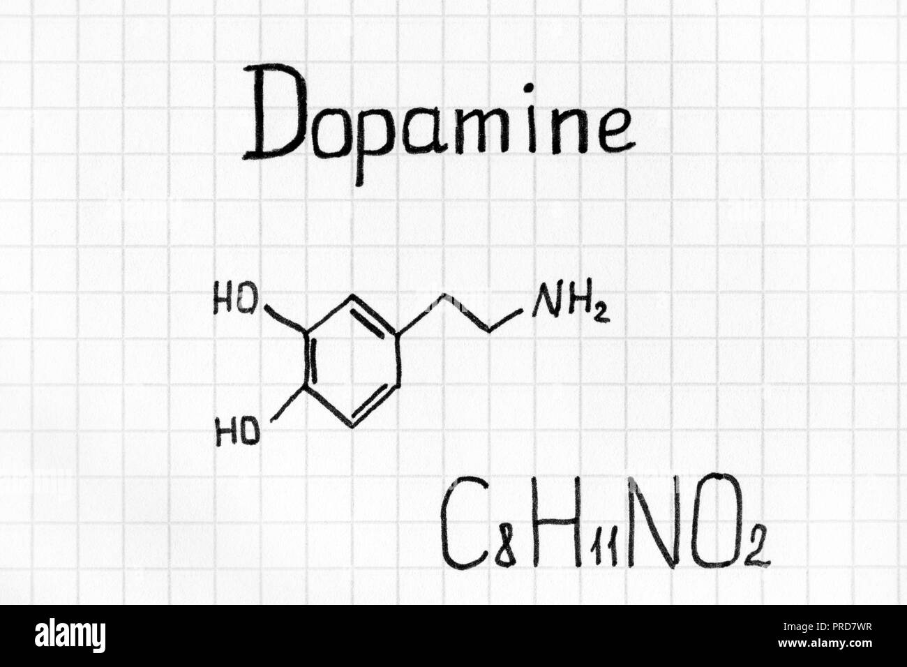 Dopamine molecule hi-res stock photography and images - Alamy
