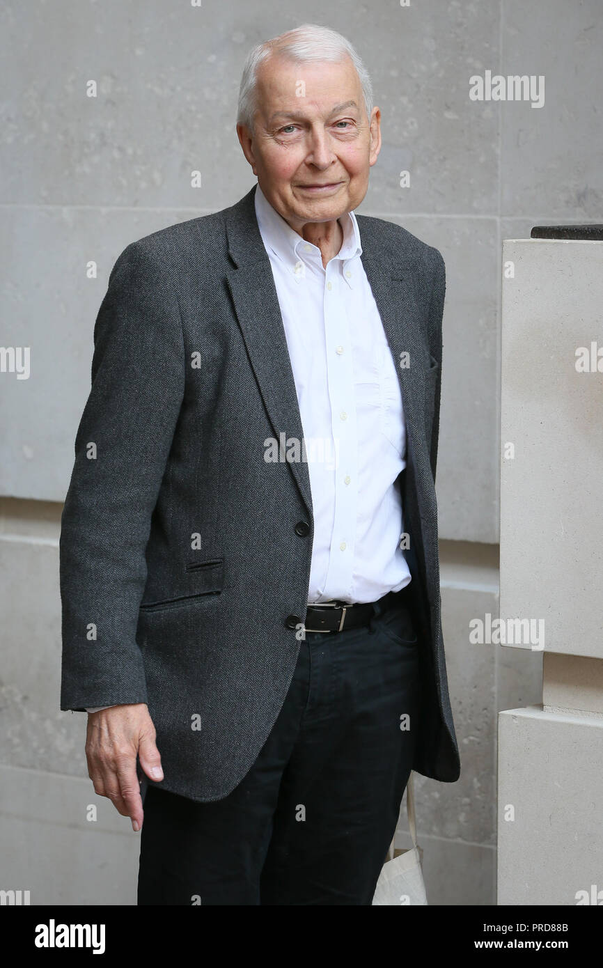 Labour Whip Frank Field seen in deep thought outside the BBC TV studios ...