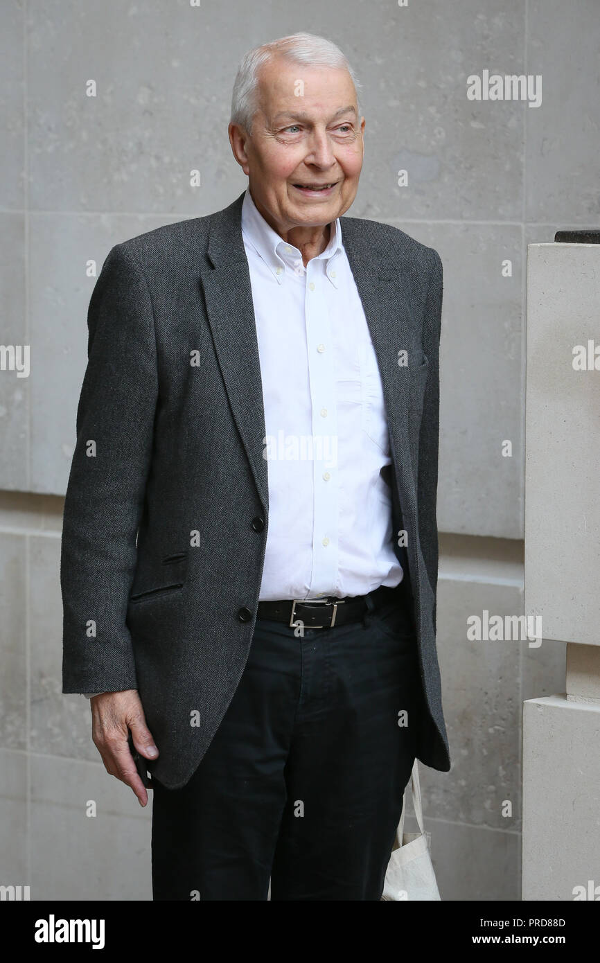 Labour Whip Frank Field seen in deep thought outside the BBC TV studios ...