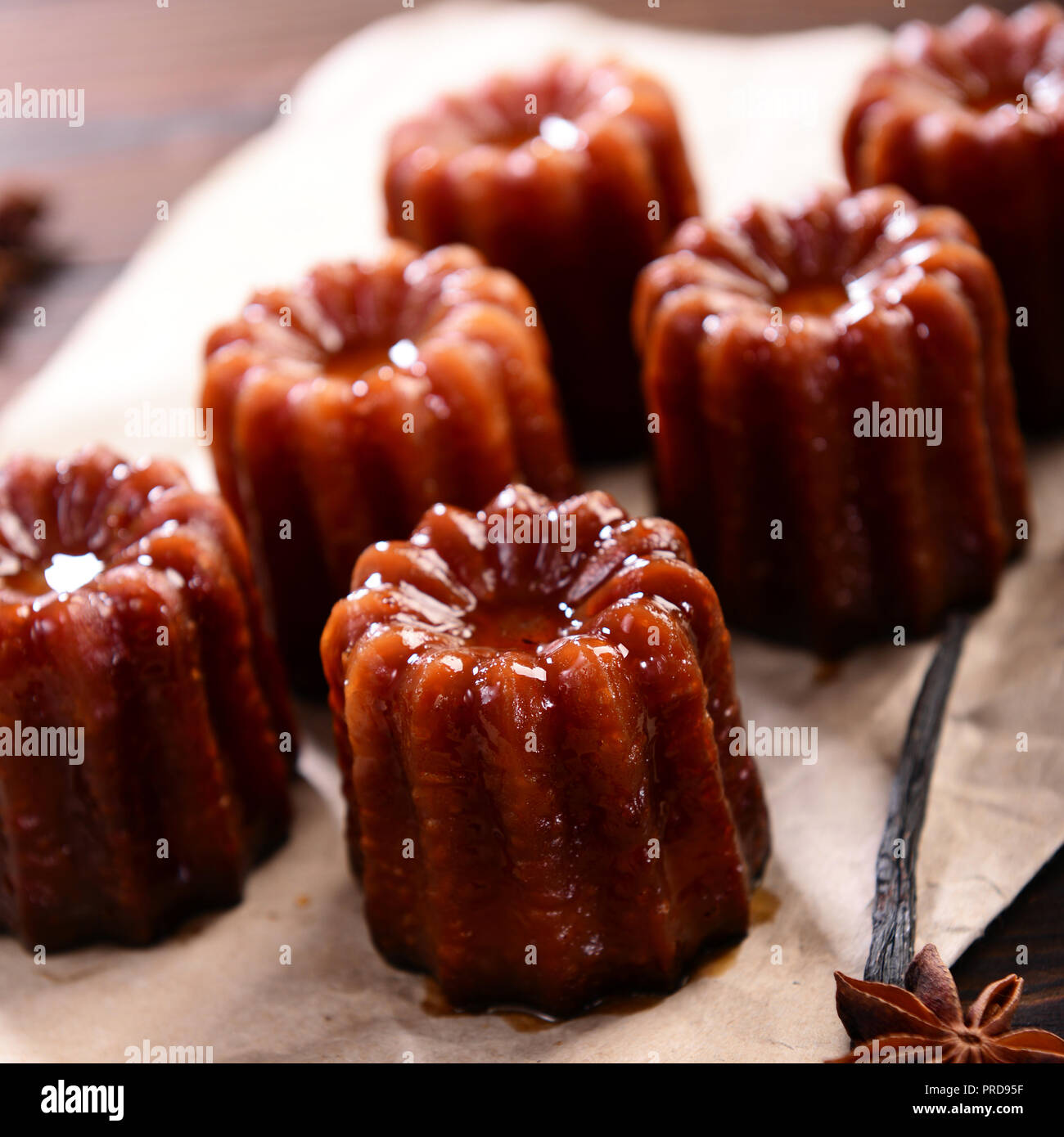 Caneles de bordeaux - traditional French sweet dessert Stock Photo - Alamy