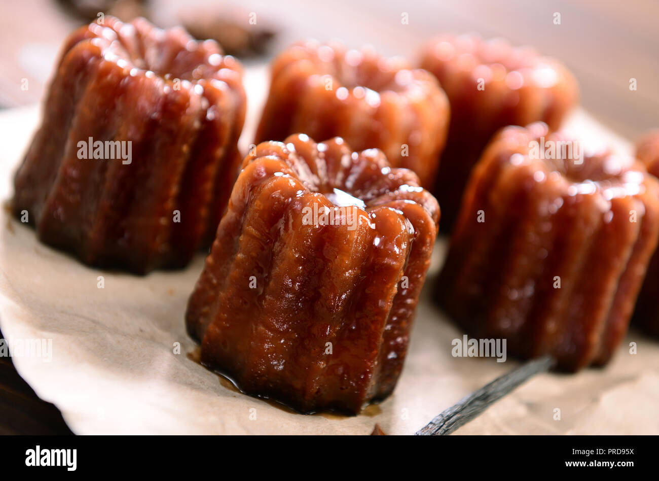 Caneles de bordeaux - traditional French sweet dessert Stock Photo - Alamy