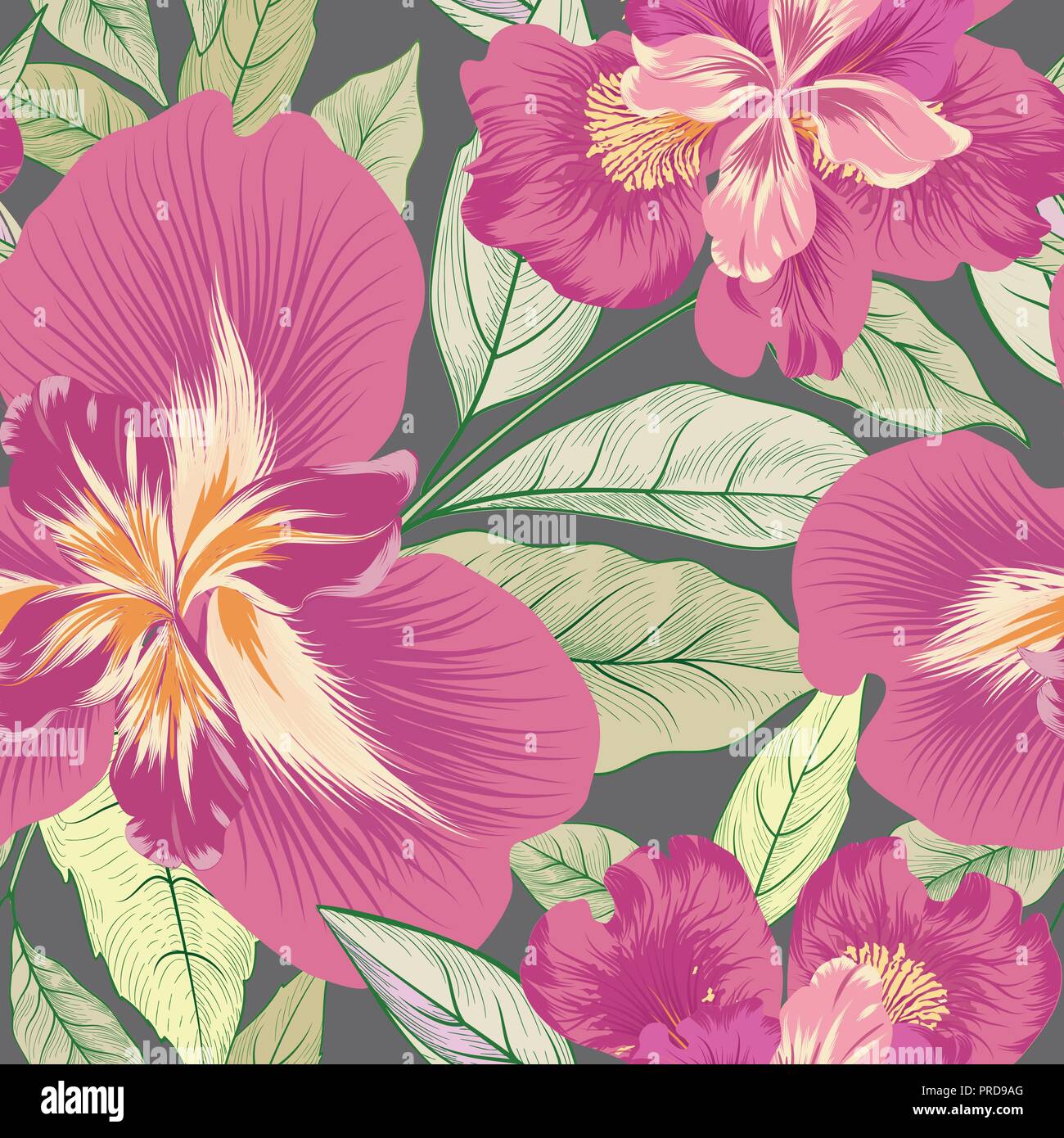 Floral seamless pattern. Flower background. Flourish garden texture ...