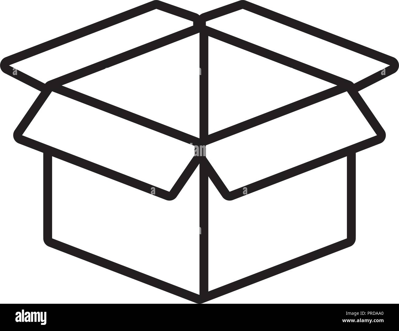 packing box carton icon vector illustration design Stock Vector Image ...
