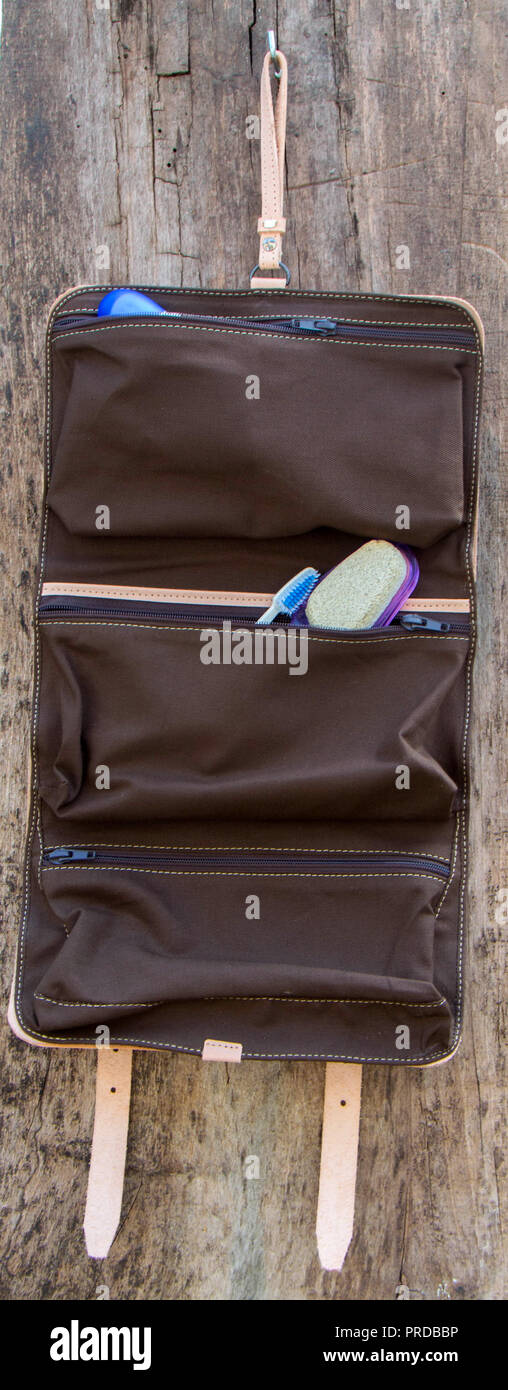 Leather roll up bag hi-res stock photography and images - Alamy