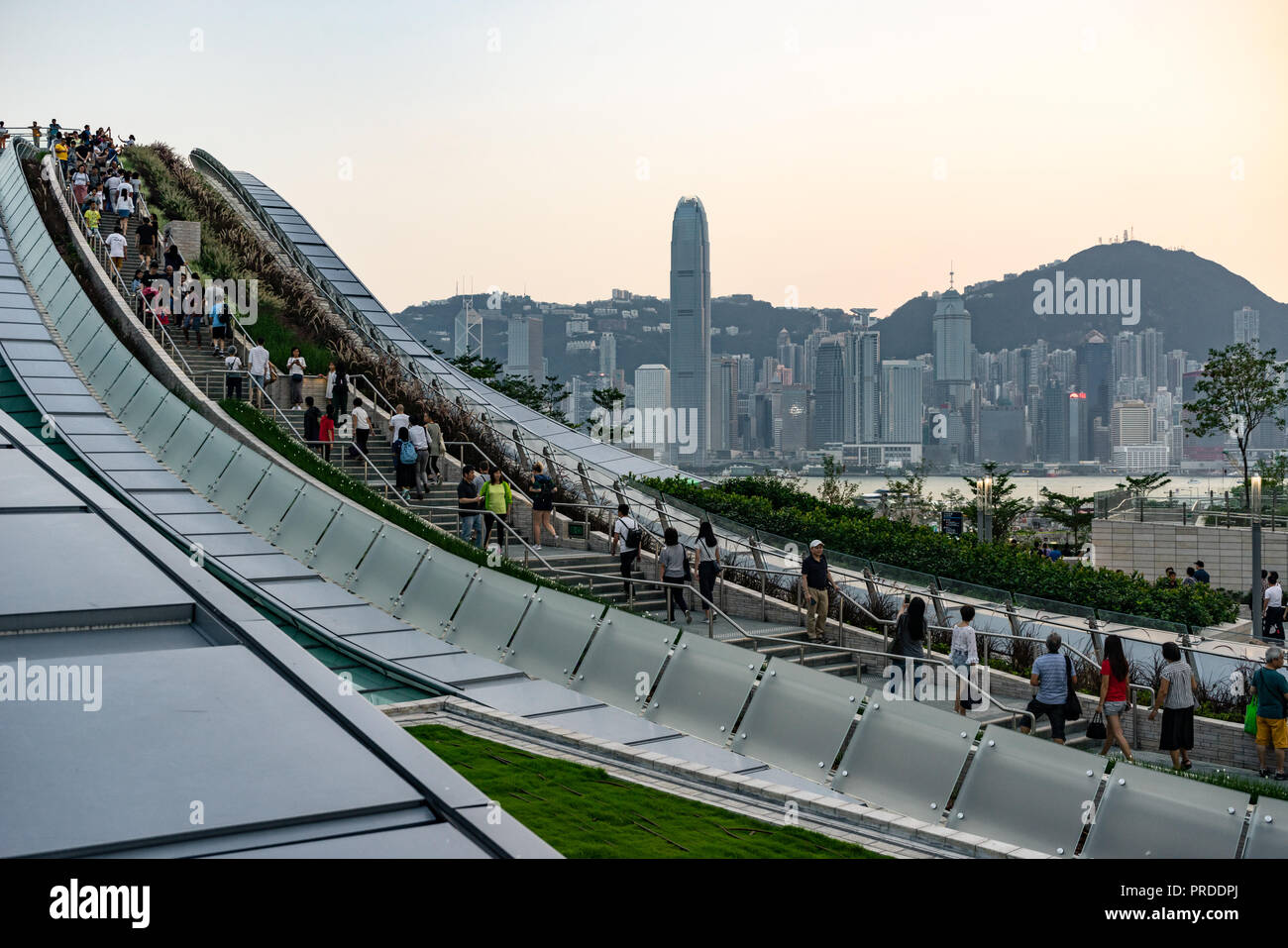 China High Speed Rail building exterior in West Kowloon, Hong Kong ...