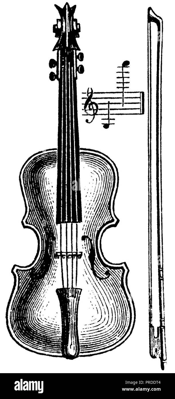 Classic form of the violin Stock Photo - Alamy