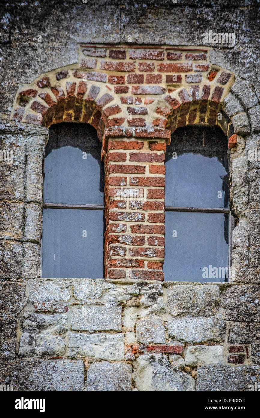 Window of a medieval castle keep Stock Photo - Alamy