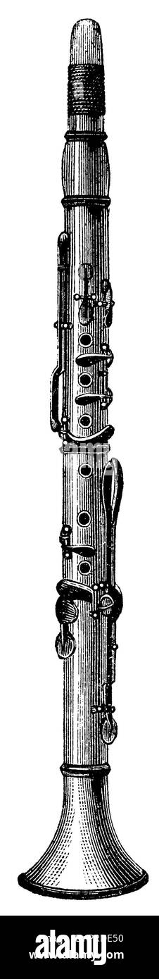 Clarinet drawing hi-res stock photography and images - Alamy