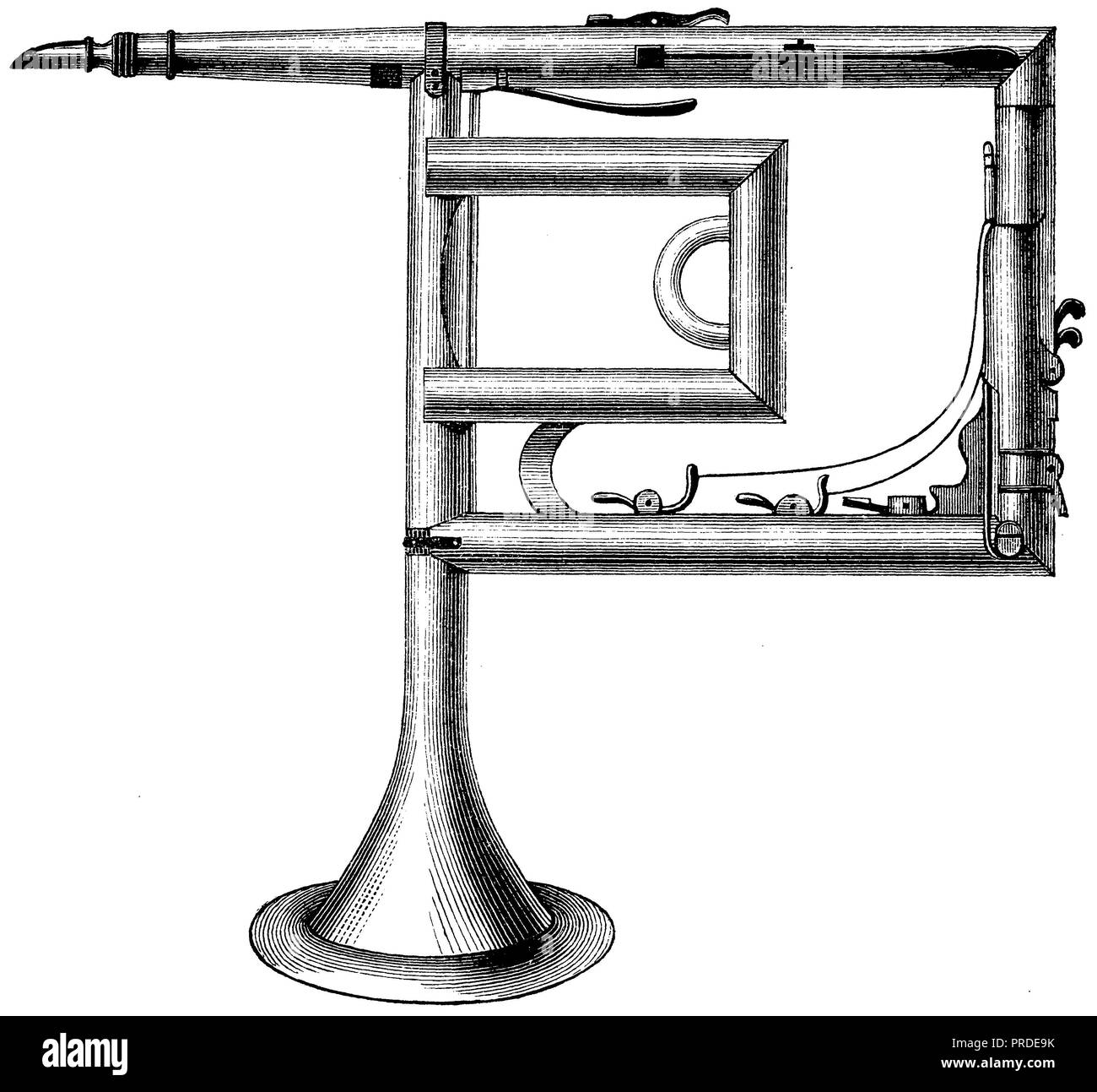 Middle horn Black and White Stock Photos & Images - Alamy