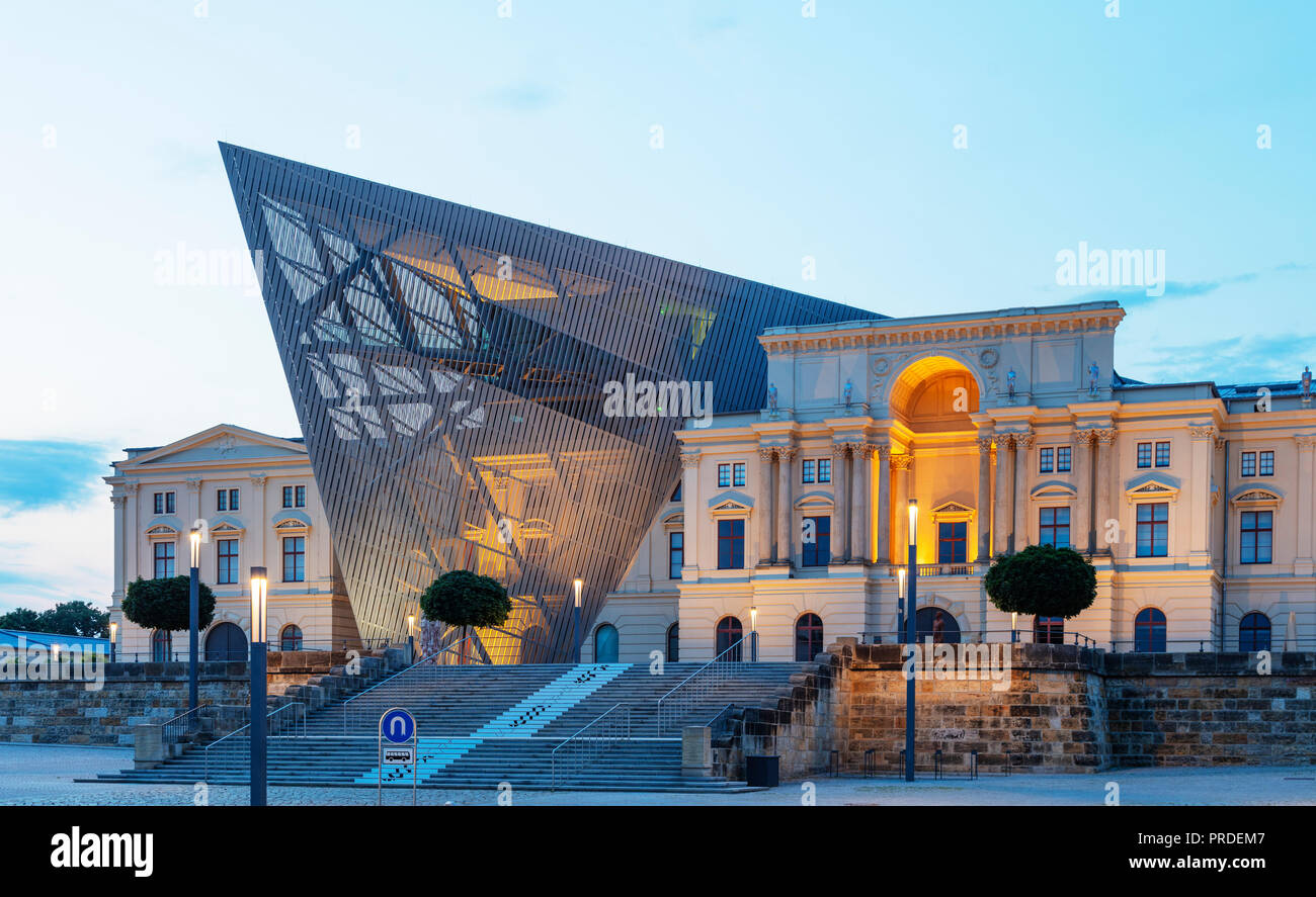 Europe, Germany, Saxony, Dresden, Museum of Military History, modern ...