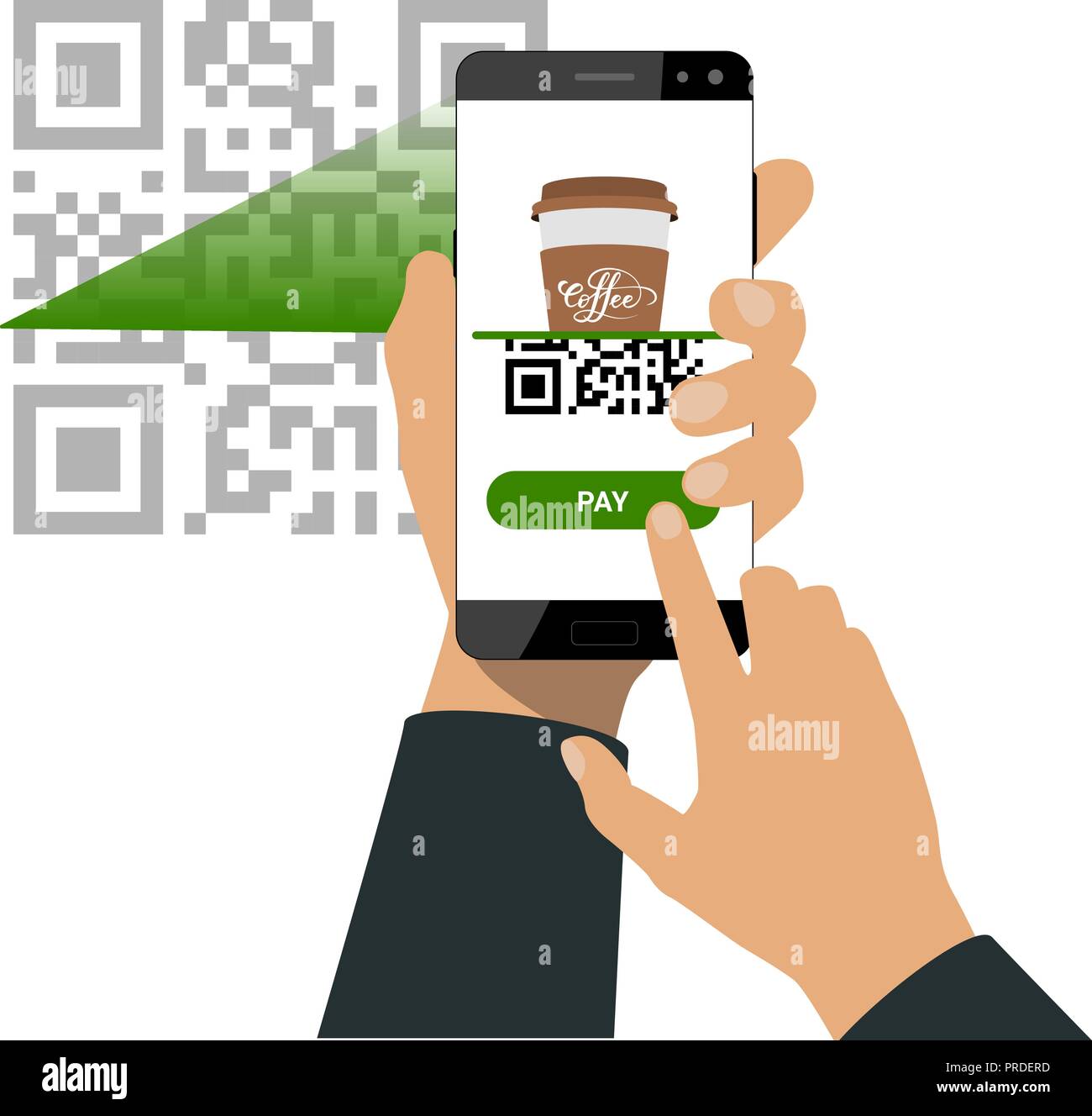 Code and coffee Stock Vector Images - Alamy