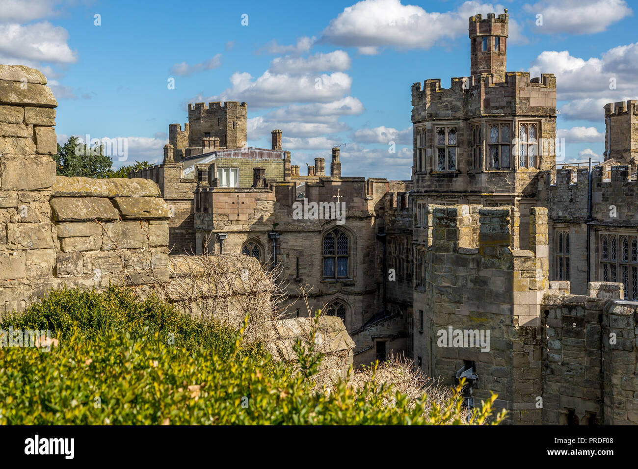 Warwick castle built william conqueror hi-res stock photography and ...