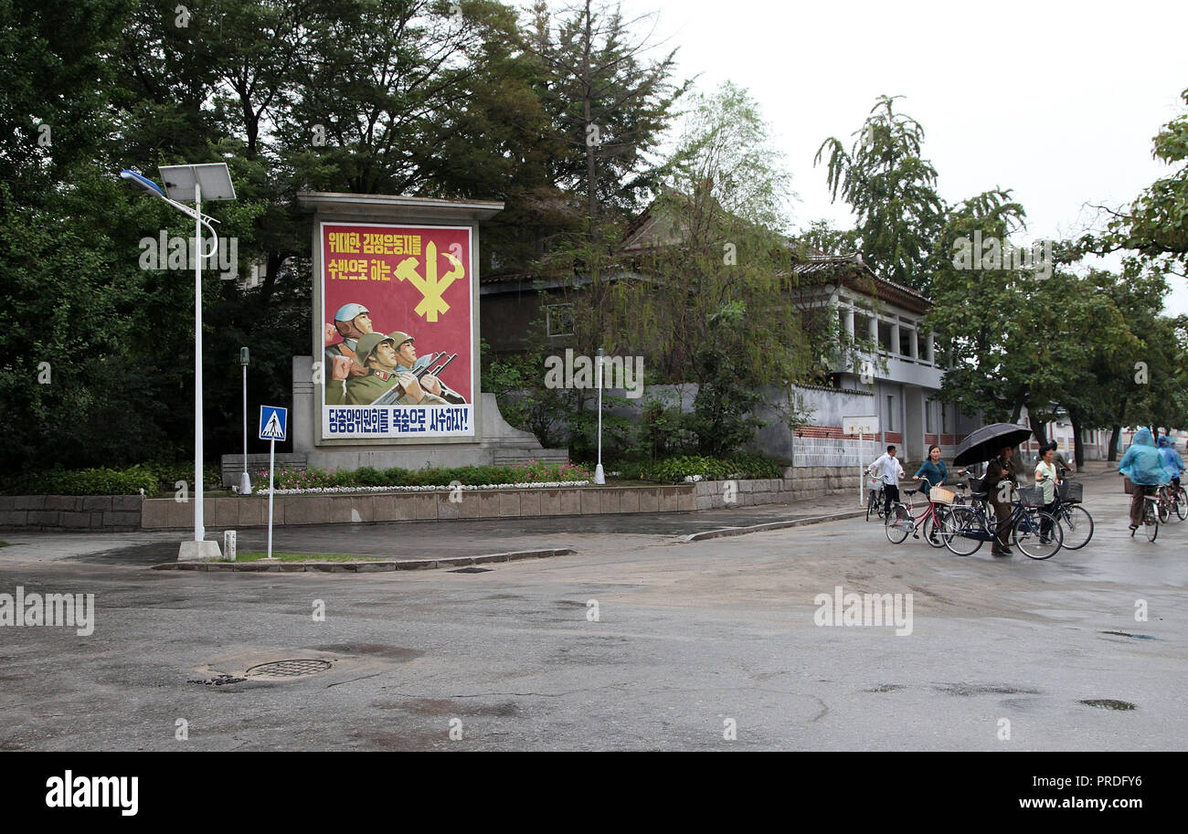 North Korean city of Kaesong Stock Photo - Alamy