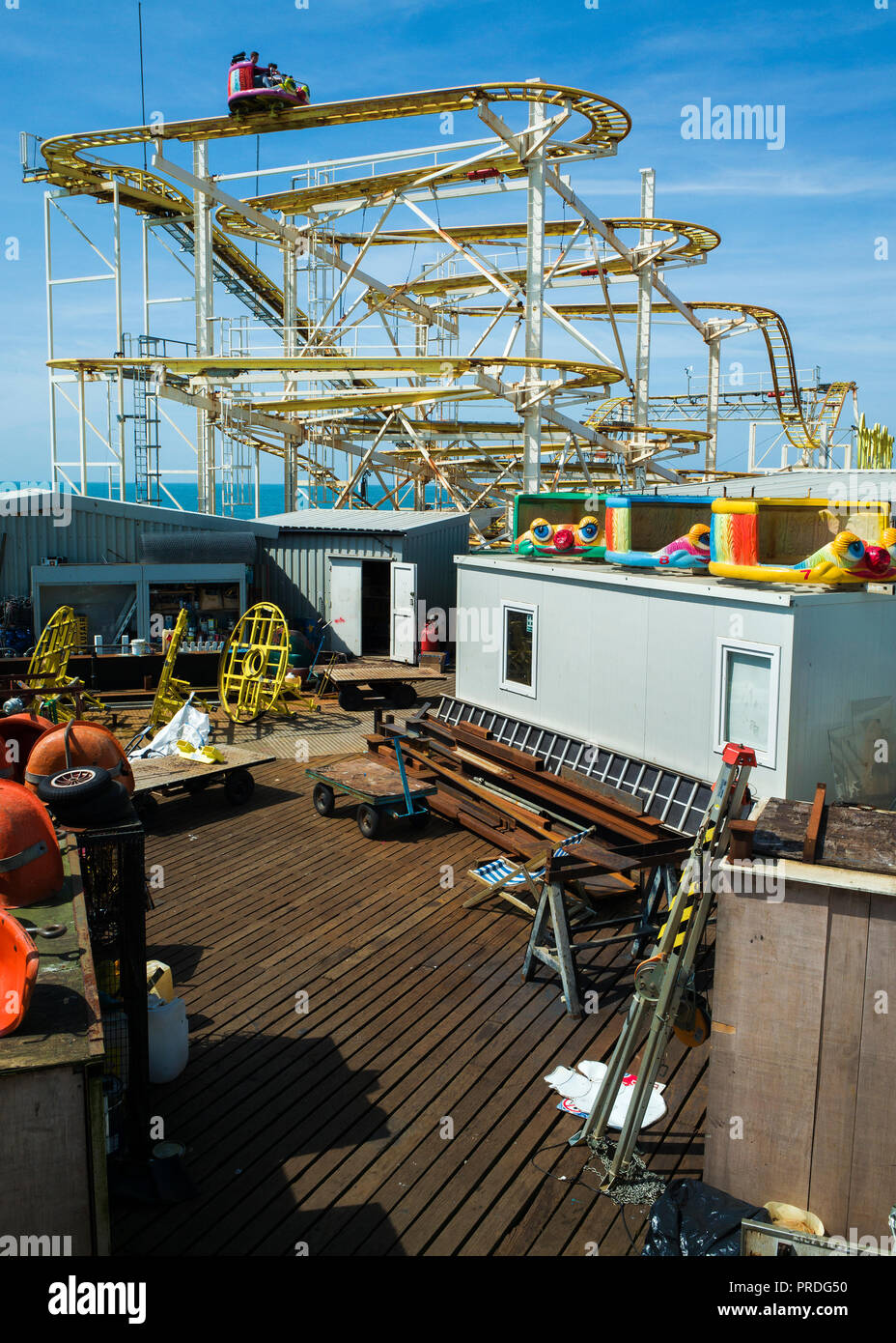 Brighton Pier Roller Coaster Ride High Resolution Stock Photography and ...