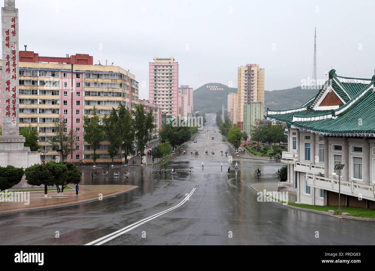 North Korean city of Kaesong Stock Photo - Alamy