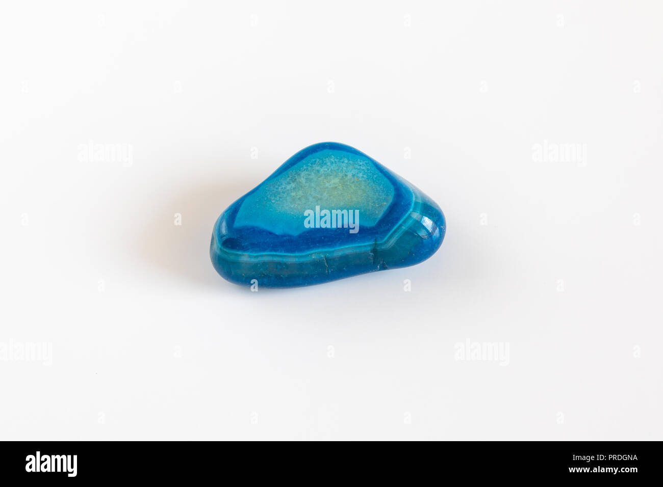 Natural mineral stone, blue gemstone isolated on white Stock Photo - Alamy