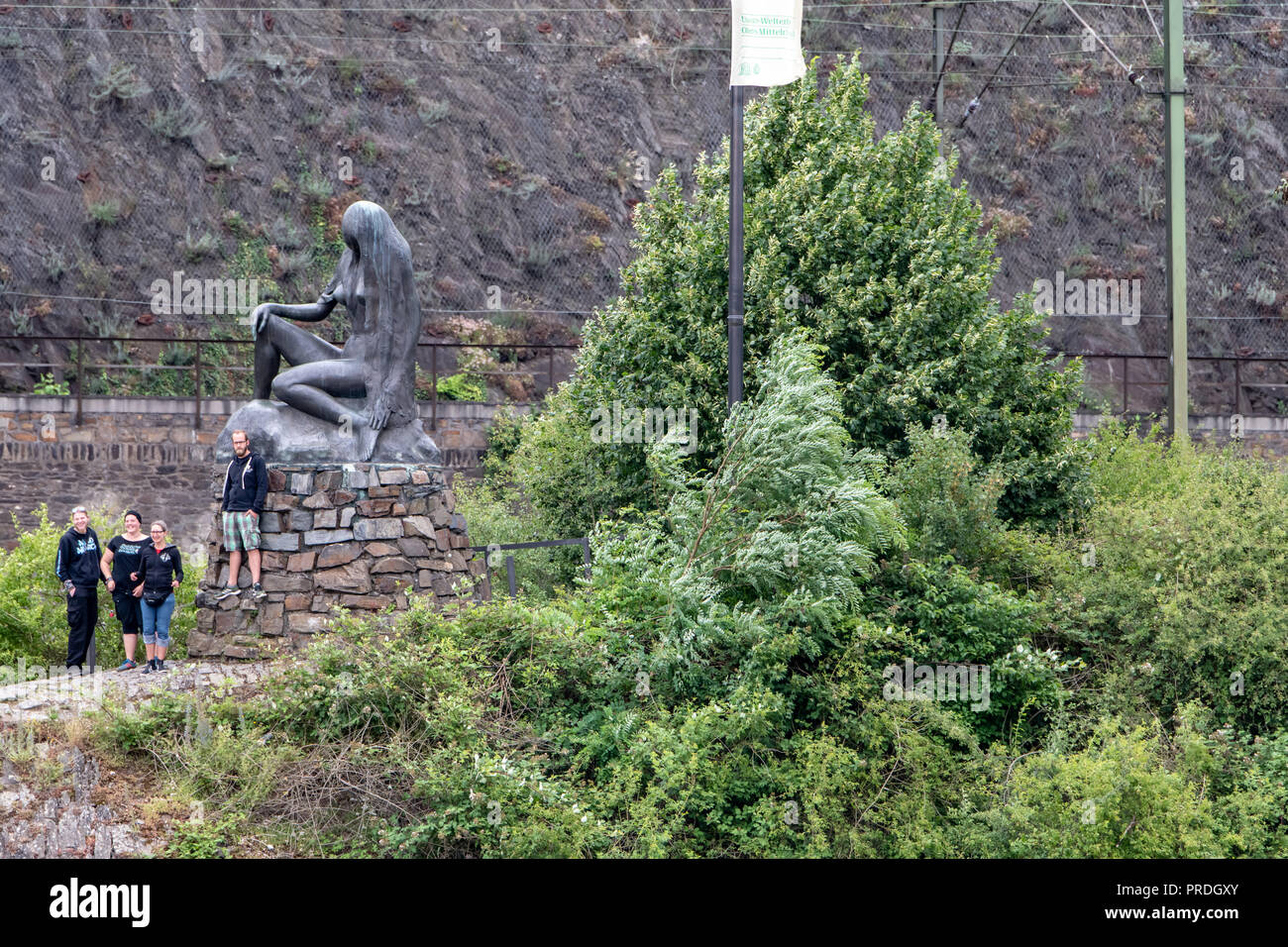 Lorelei statue rhine river germany hi-res stock photography and images ...