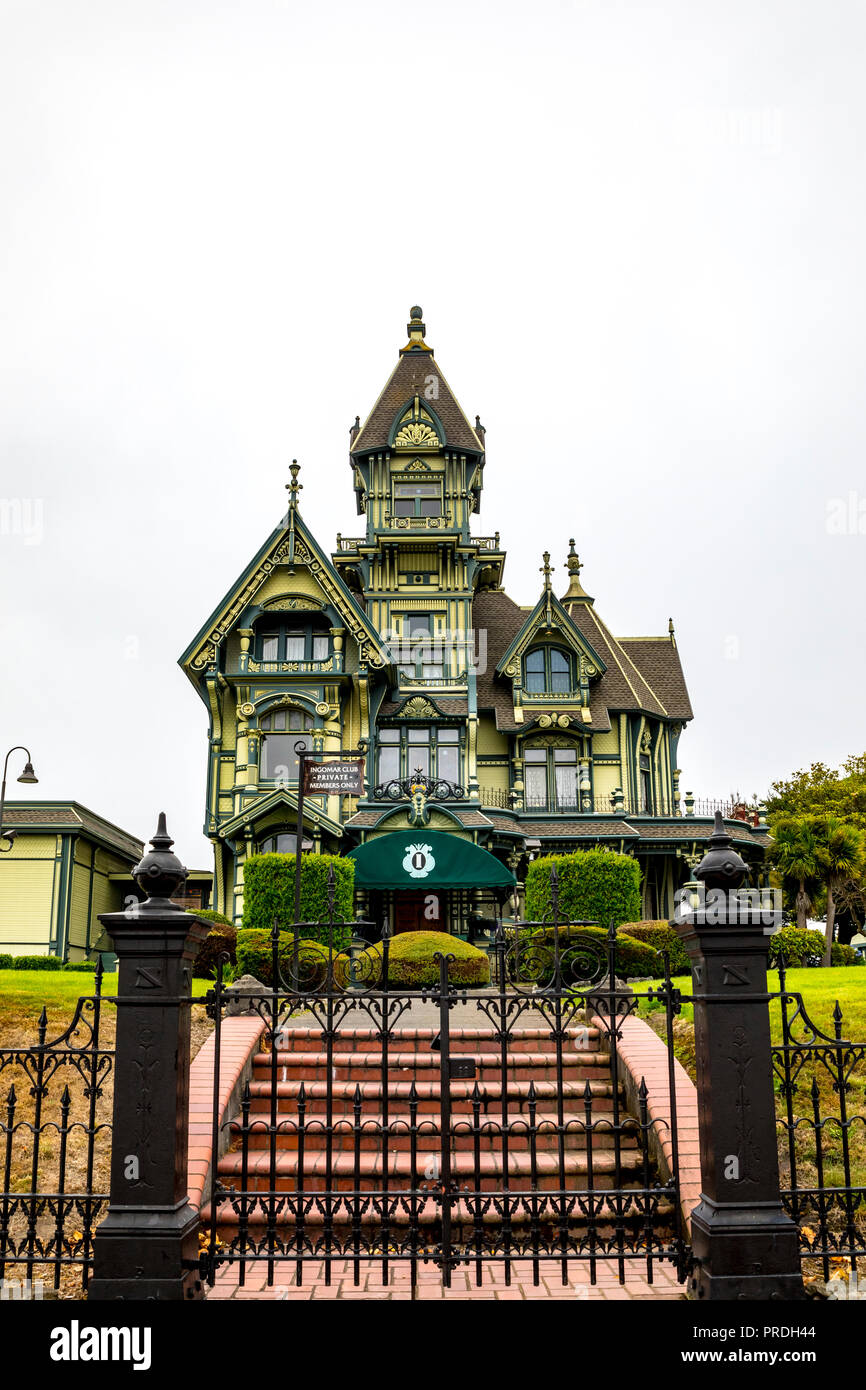 Carson mansion eureka, california hi-res stock photography and images ...
