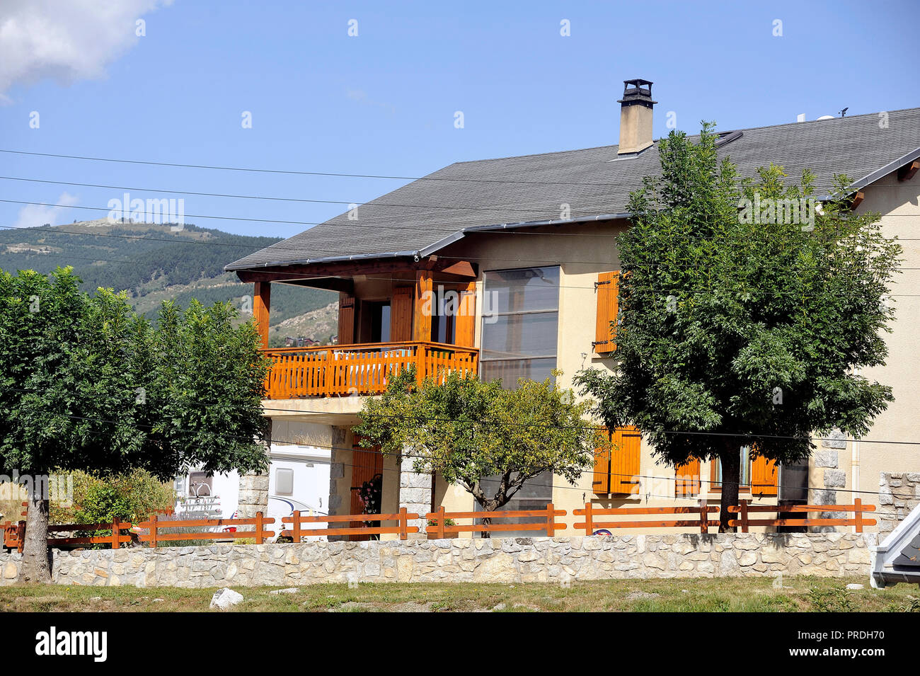 Pyrenees house with chalet-style architecture while being of a modern ...