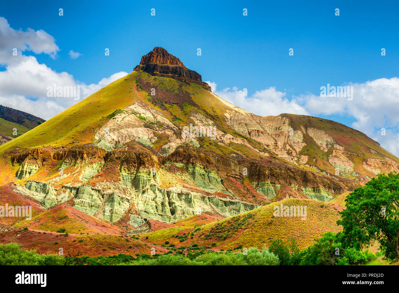 Sheep Rock a geological feature in the Sheep Rock Unit of John Day ...