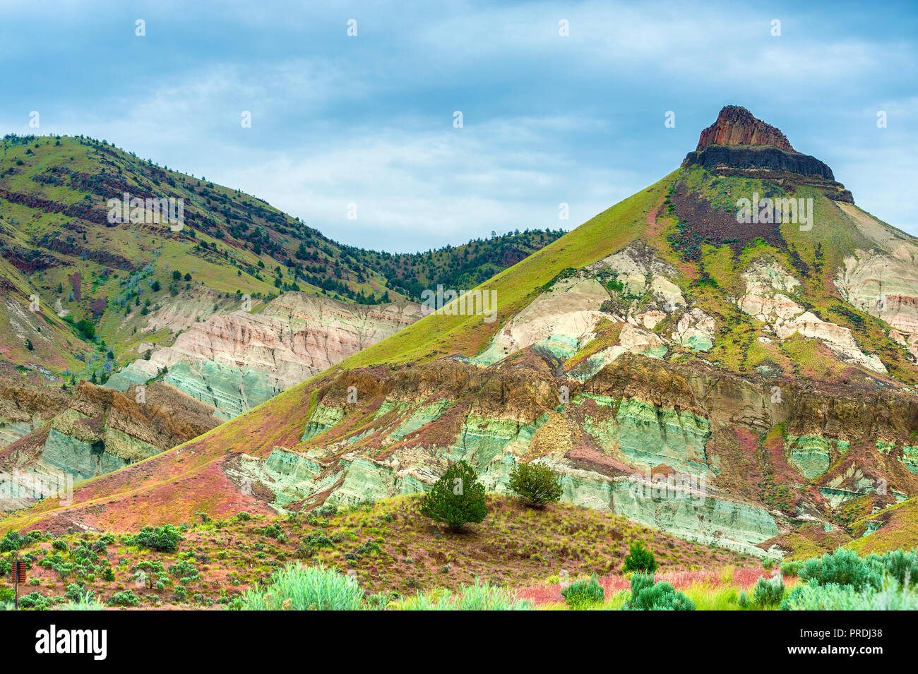 Sheep Rock a geological feature in the Sheep Rock Unit of John Day ...
