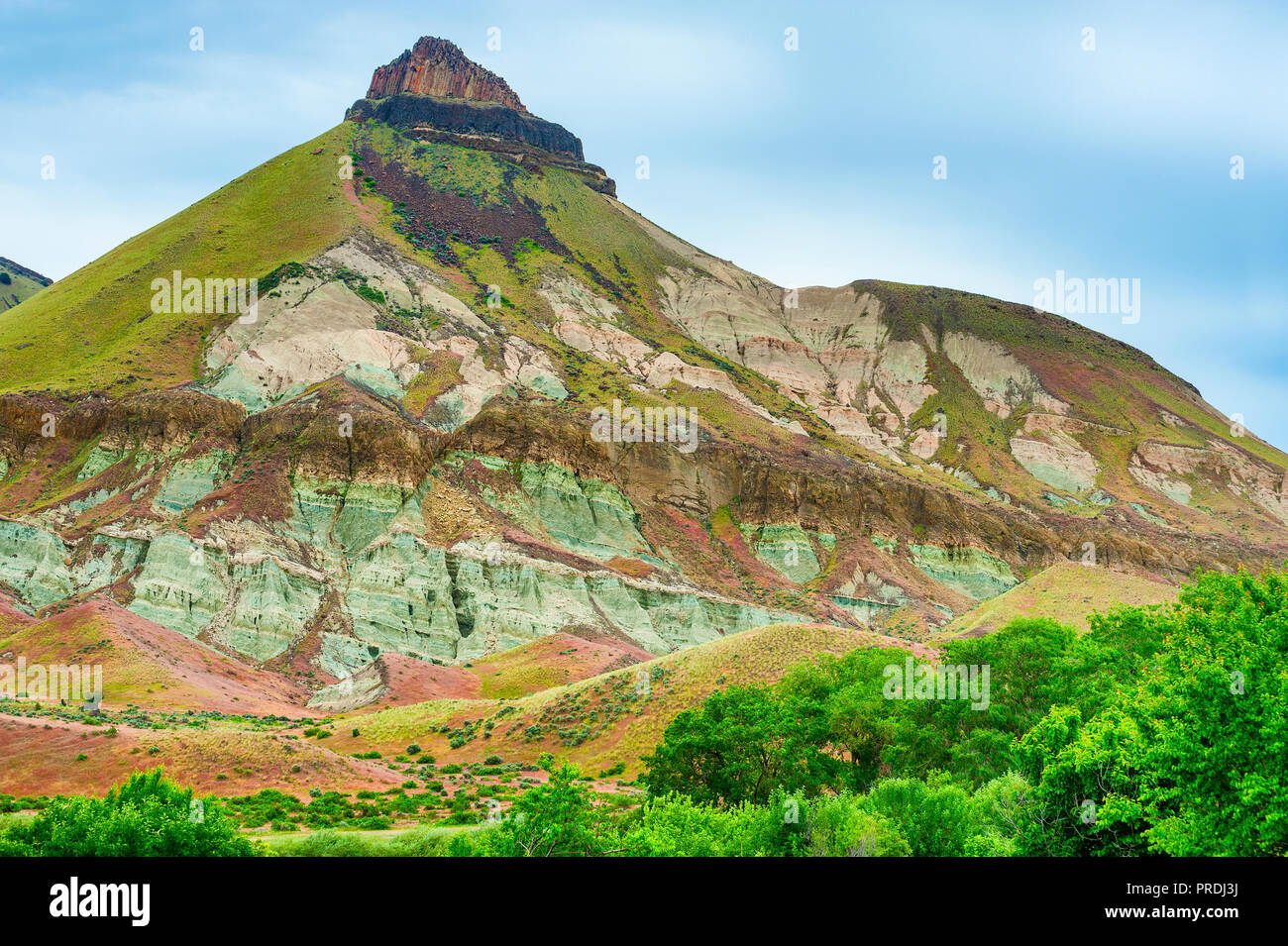 Sheep Rock a geological feature in the Sheep Rock Unit of John Day ...