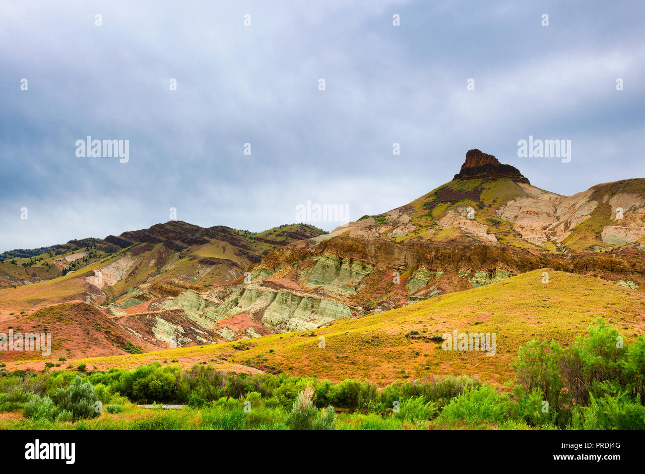 Sheep Rock a geological feature in the Sheep Rock Unit of John Day ...