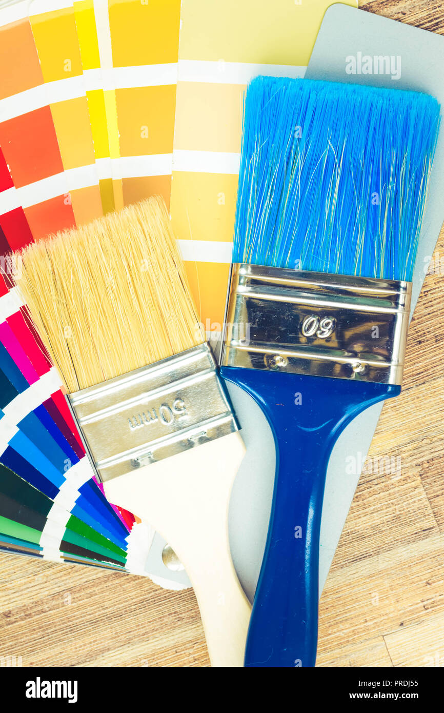 Color palette guide Stock Photo - Alamy