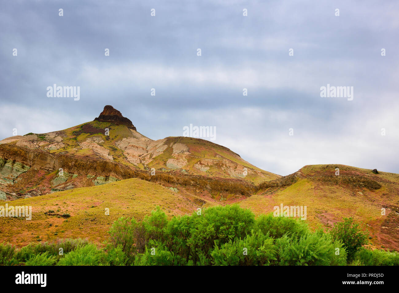 Sheep Rock a geological feature in the Sheep Rock Unit of John Day ...
