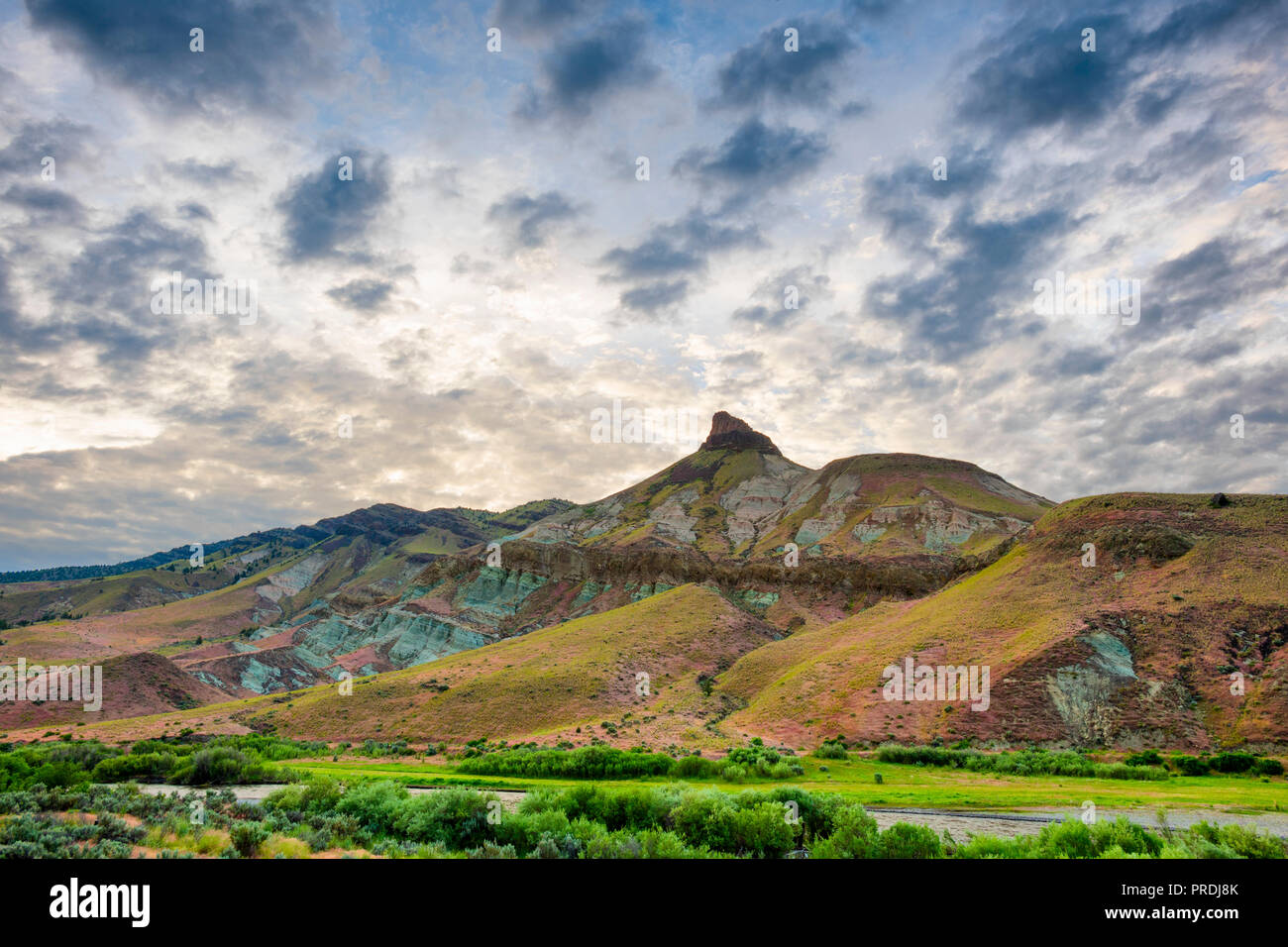 Sheep Rock a geological feature in the Sheep Rock Unit of John Day ...