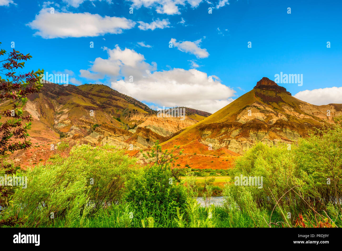 Sheep Rock a geological feature in the Sheep Rock Unit of John Day ...