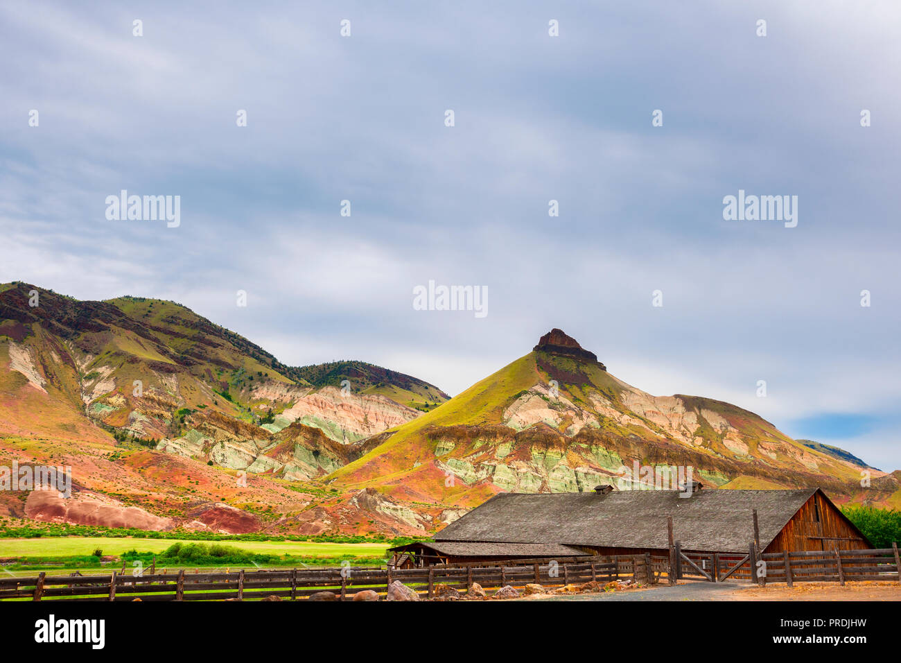 Kimberly, Oregon, USA - May 31, 2017: James Cant Ranch is an historical ...
