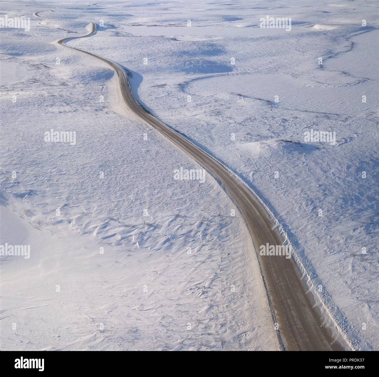 Tuktoyaktuk, Tuk, NWT, North West Territories, Canada, Aerial Panorama ...