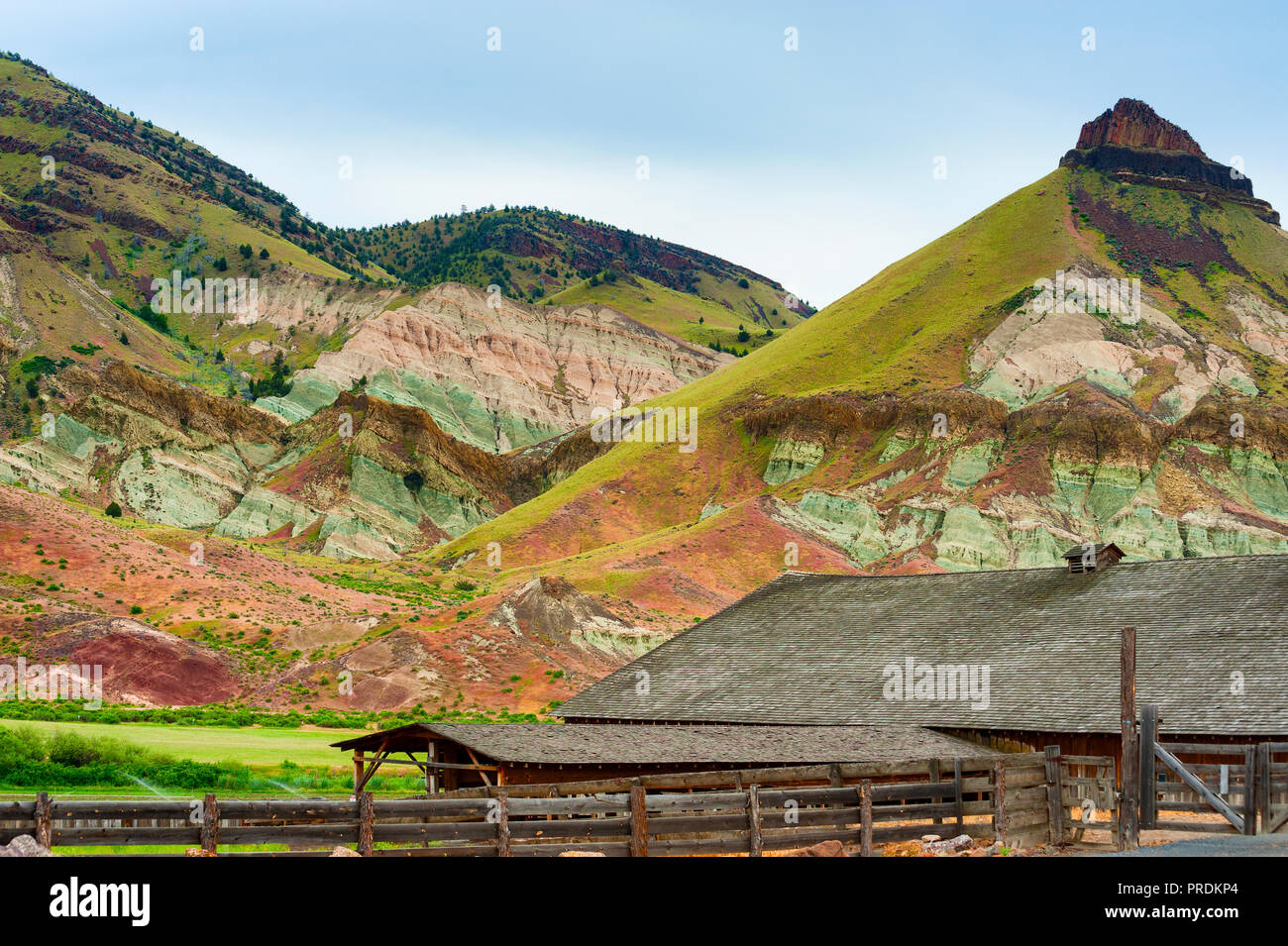 Kimberly, Oregon, USA - May 31, 2017: James Cant Ranch is an historical ...