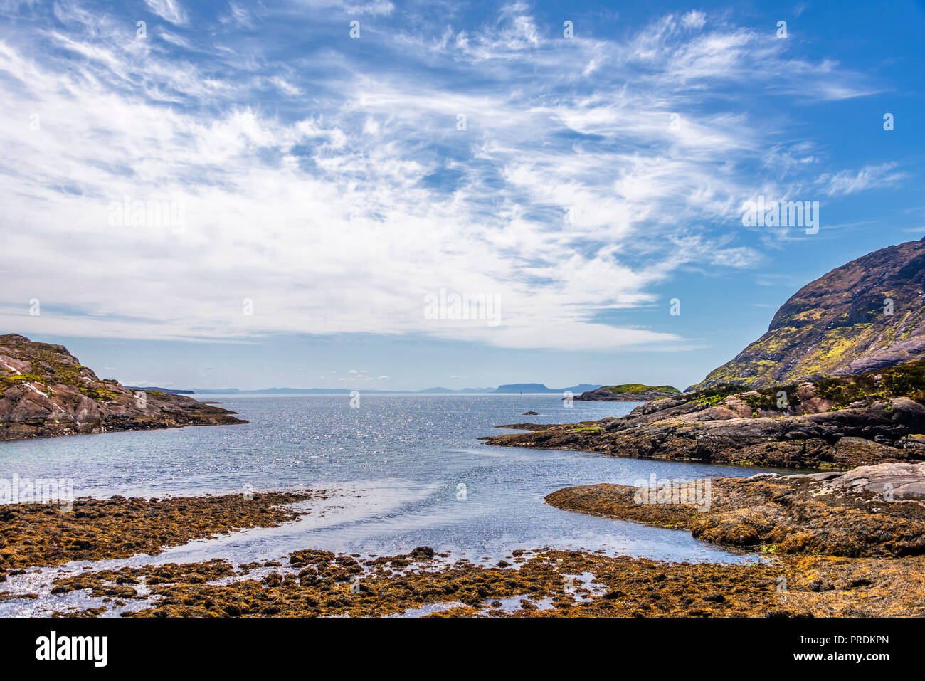 landscapes of loch Coruisk inside the Isle of Skye, Scotland Stock ...