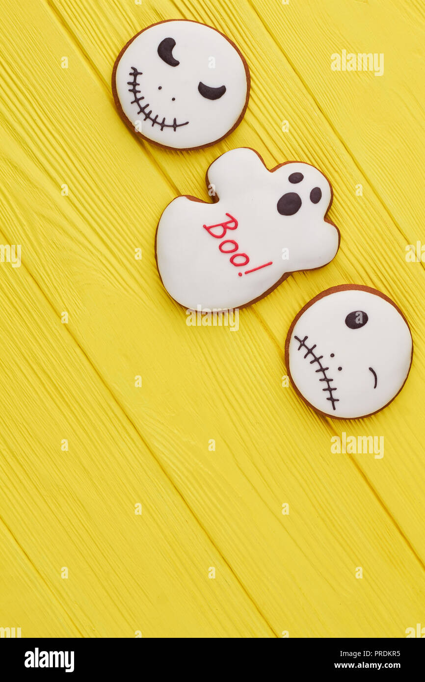 Jack Skellington and ghost cookies Stock Photo - Alamy