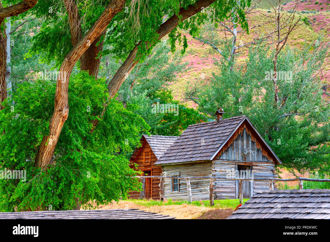 Kimberly, Oregon, USA - June 1, 2017: James Cant Ranch is an historical ...