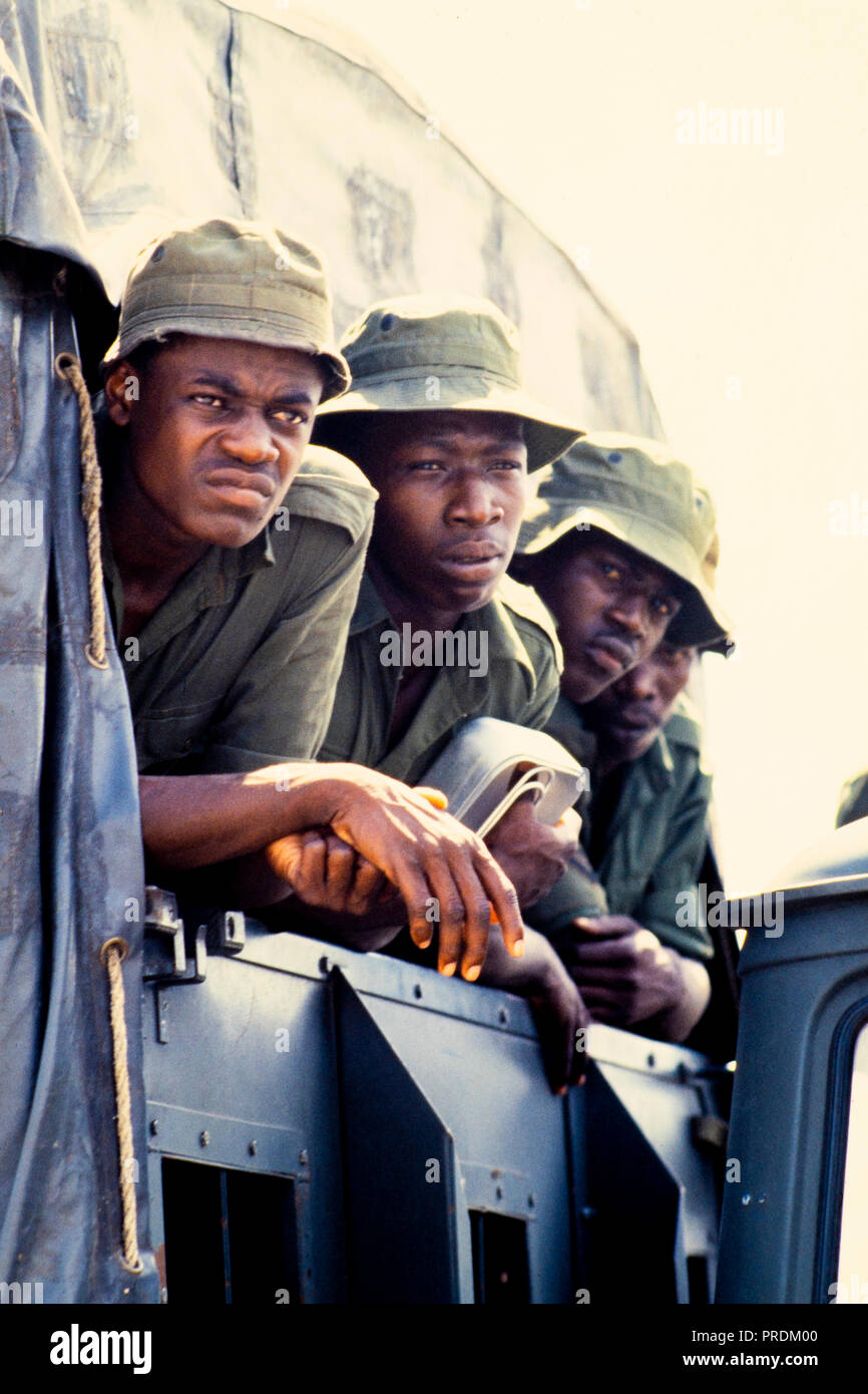 Guyana Defense Force members arrive at Jonestown after the People's ...