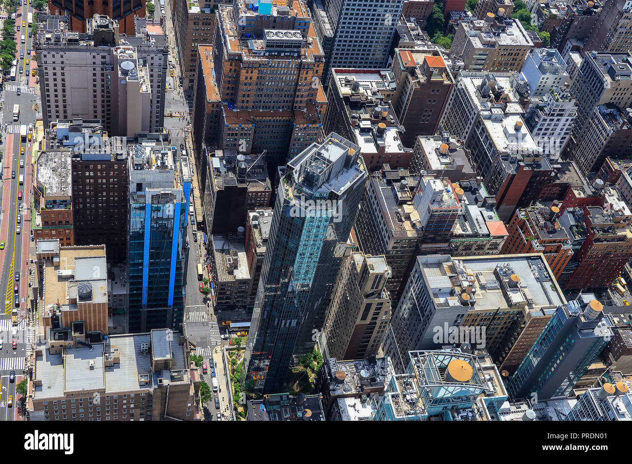 Aerial view of Manhattan, New York City Stock Photo - Alamy
