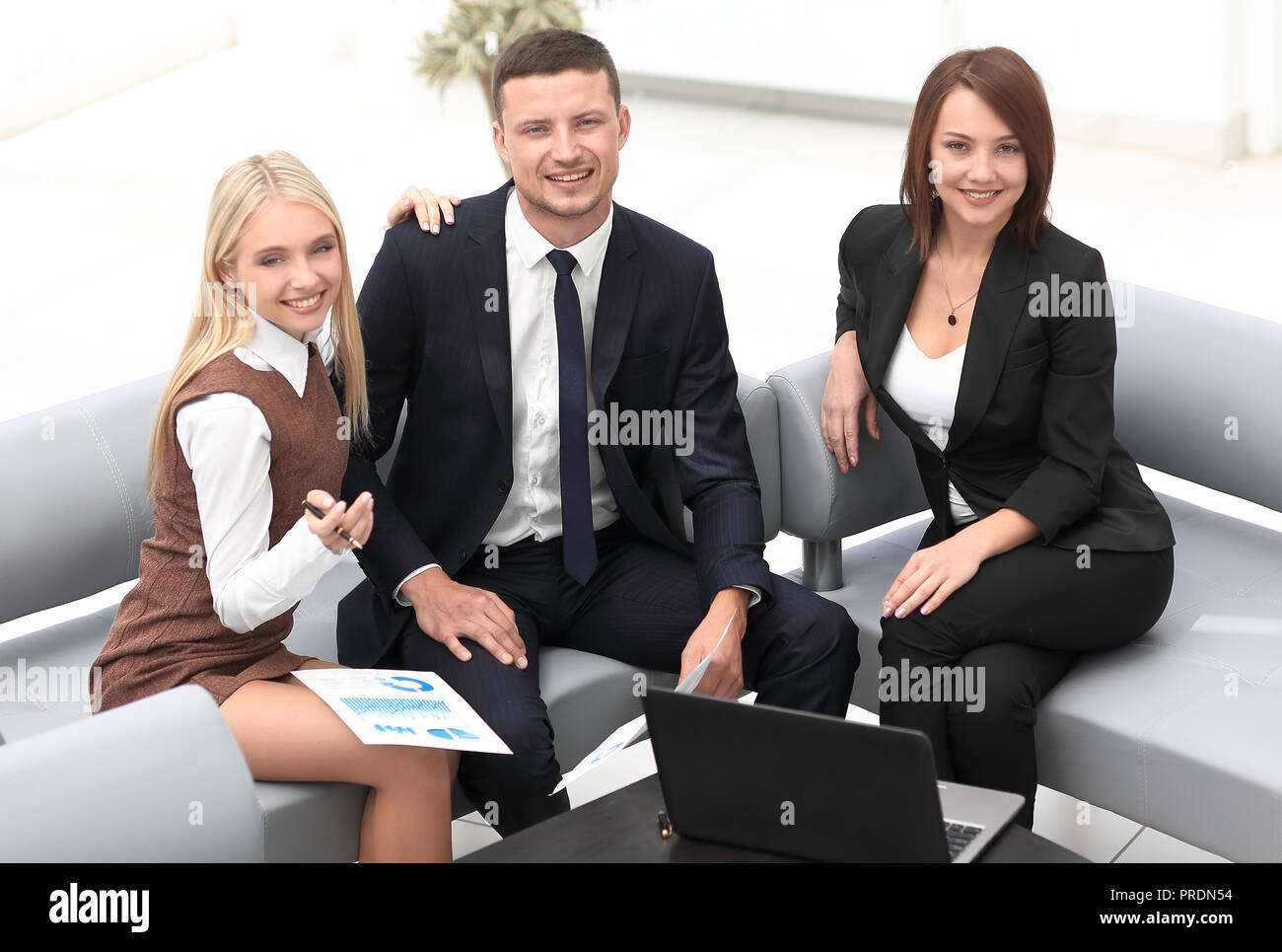 professional business team working with financial documents Stock Photo ...