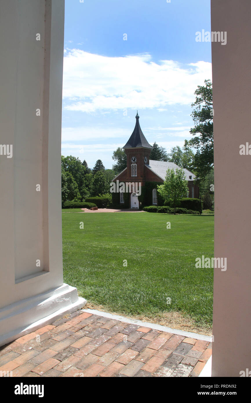 View of the Lee Chapel at Washington and Lee University in Lexington ...