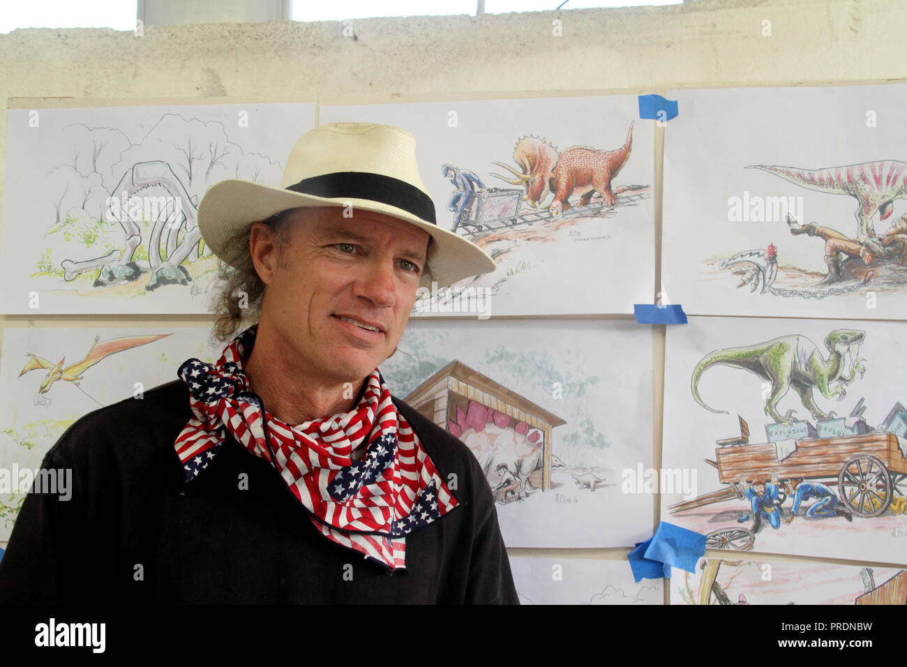 Sculptor Mark Claine, creator of the Enchanted Castle Studio, Virginia ...