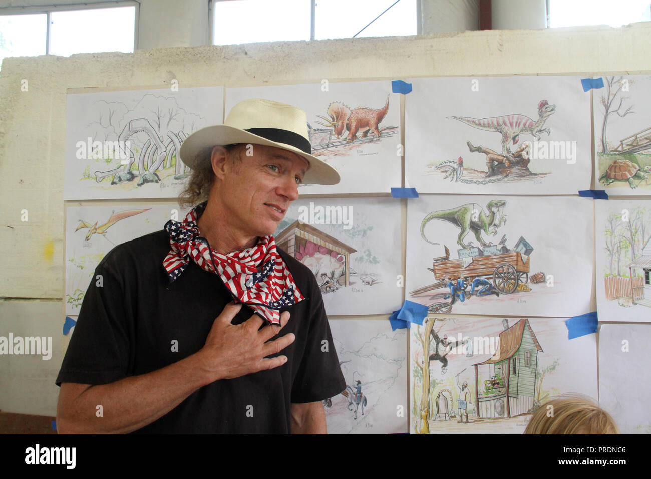 Sculptor Mark Claine, creator of the Enchanted Castle Studio, Virginia ...