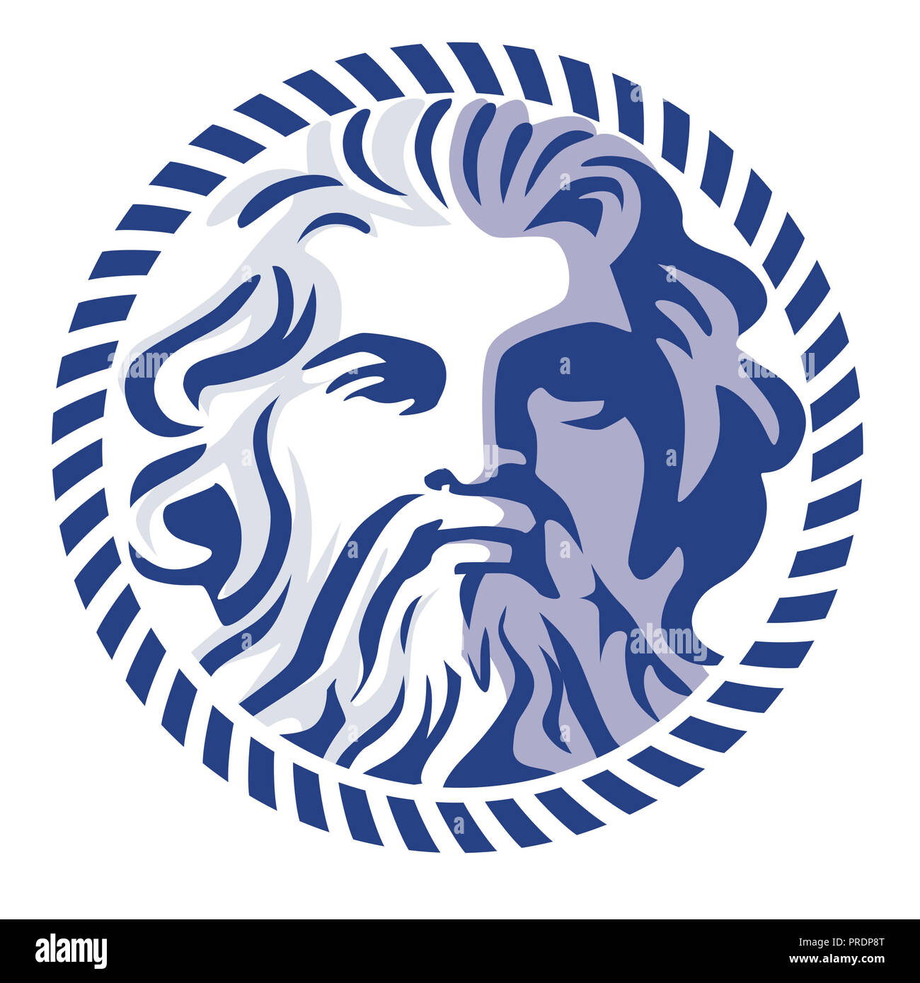 Blue beard heads Cut Out Stock Images & Pictures - Alamy